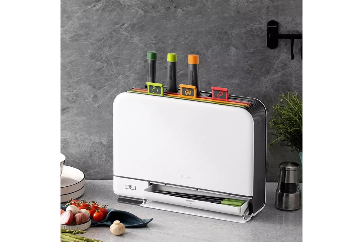 ⭐Стерилизатор + Набор ножей и досок Morphy Richards Knife Chopping ...